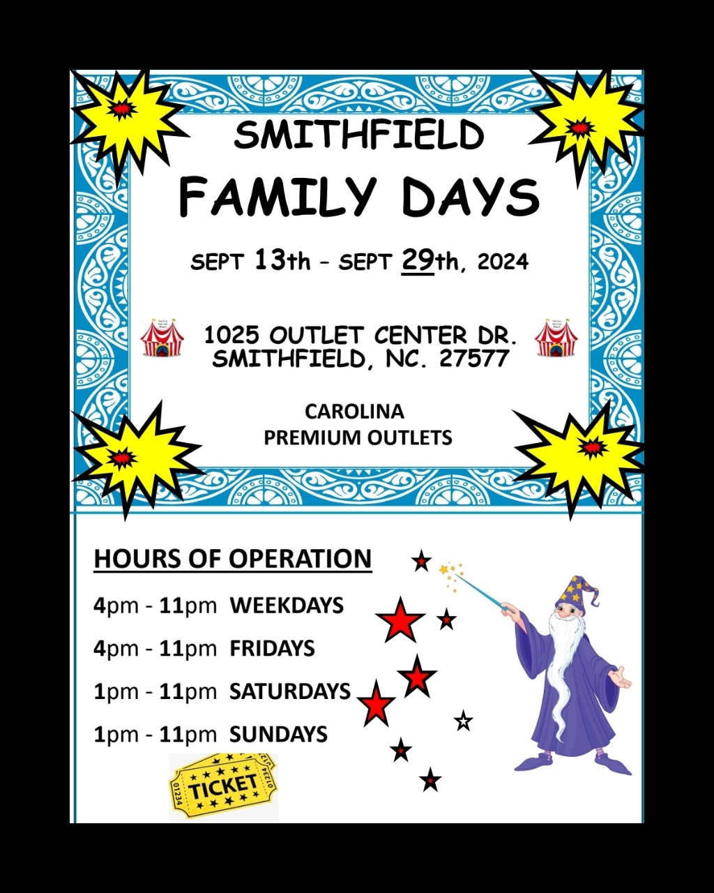 Smithfield Family Days - Magic Midways Carnival Tickets & Coupons